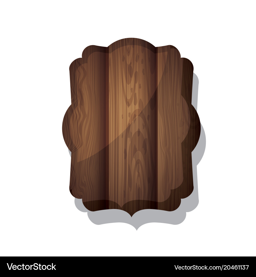 Wood and striped brown frame design Royalty Free Vector