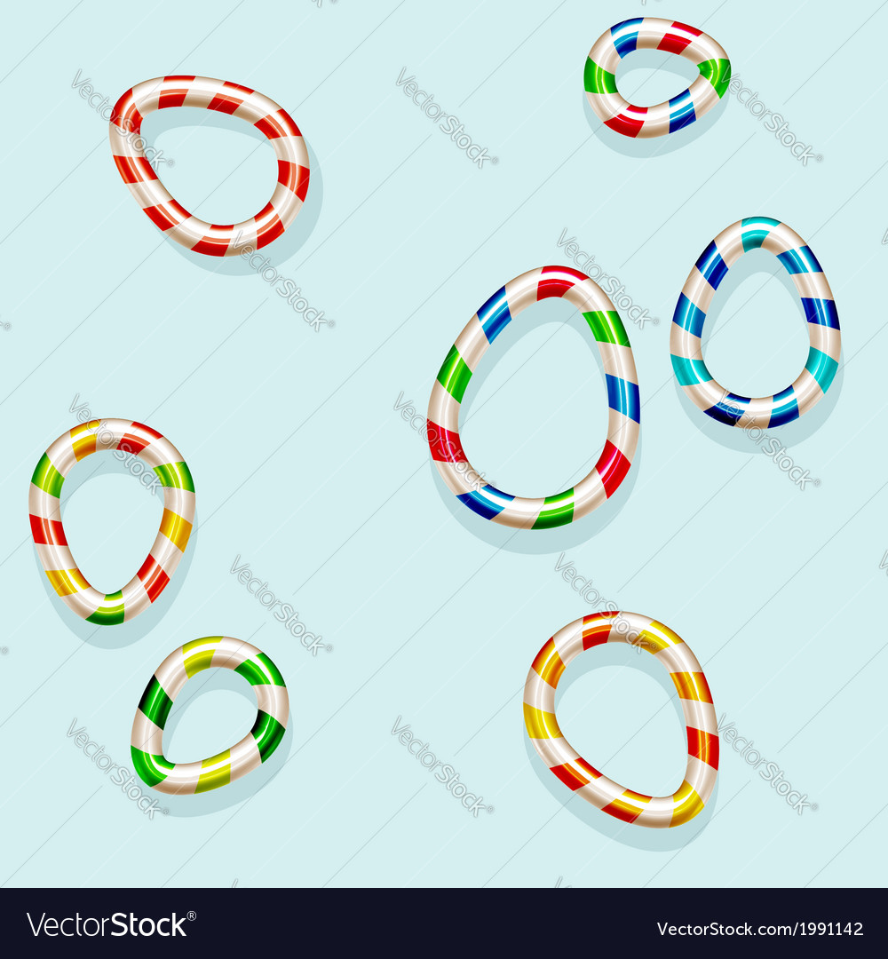 Seamless decorative candy easter background Vector Image