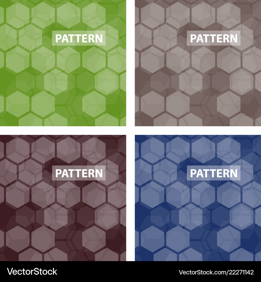 Set of cards patterns at the background Royalty Free Vector