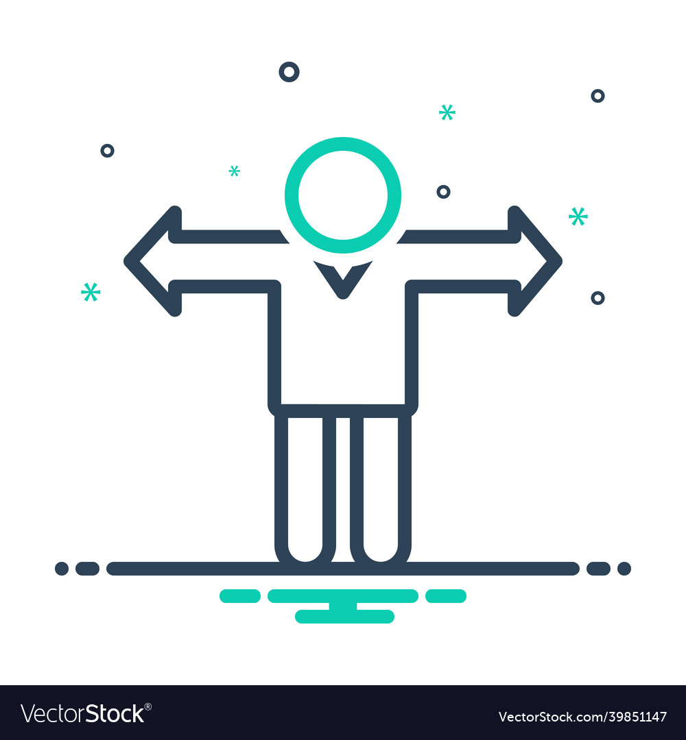 Contrary Royalty Free Vector Image - VectorStock