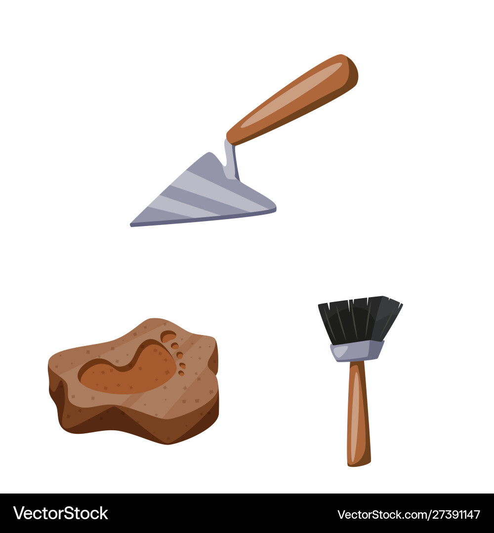 Design archaeology and historical logo Royalty Free Vector