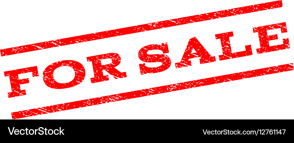 For sale watermark stamp Royalty Free Vector Image
