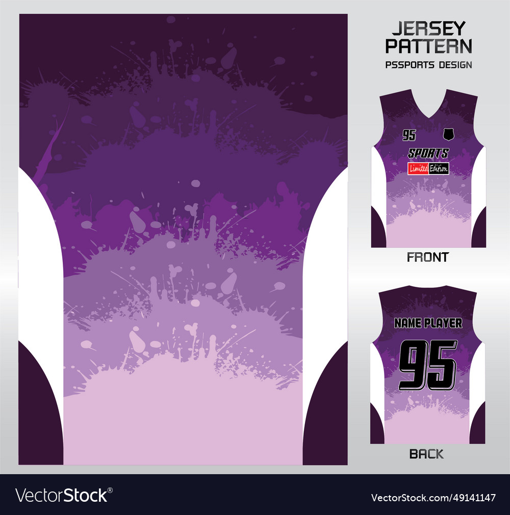 Gradient purple splash pattern design Royalty Free Vector