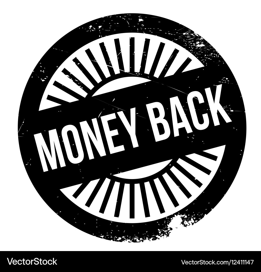 Money back stamp Royalty Free Vector Image - VectorStock
