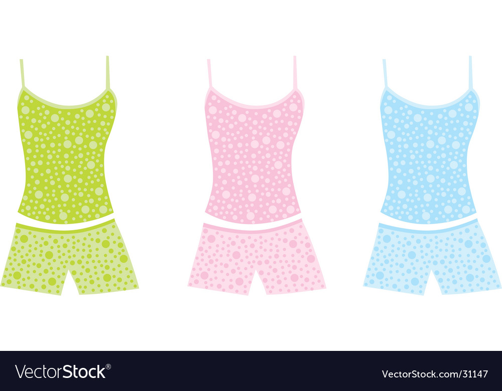 Pyjamas Royalty Free Vector Image - VectorStock