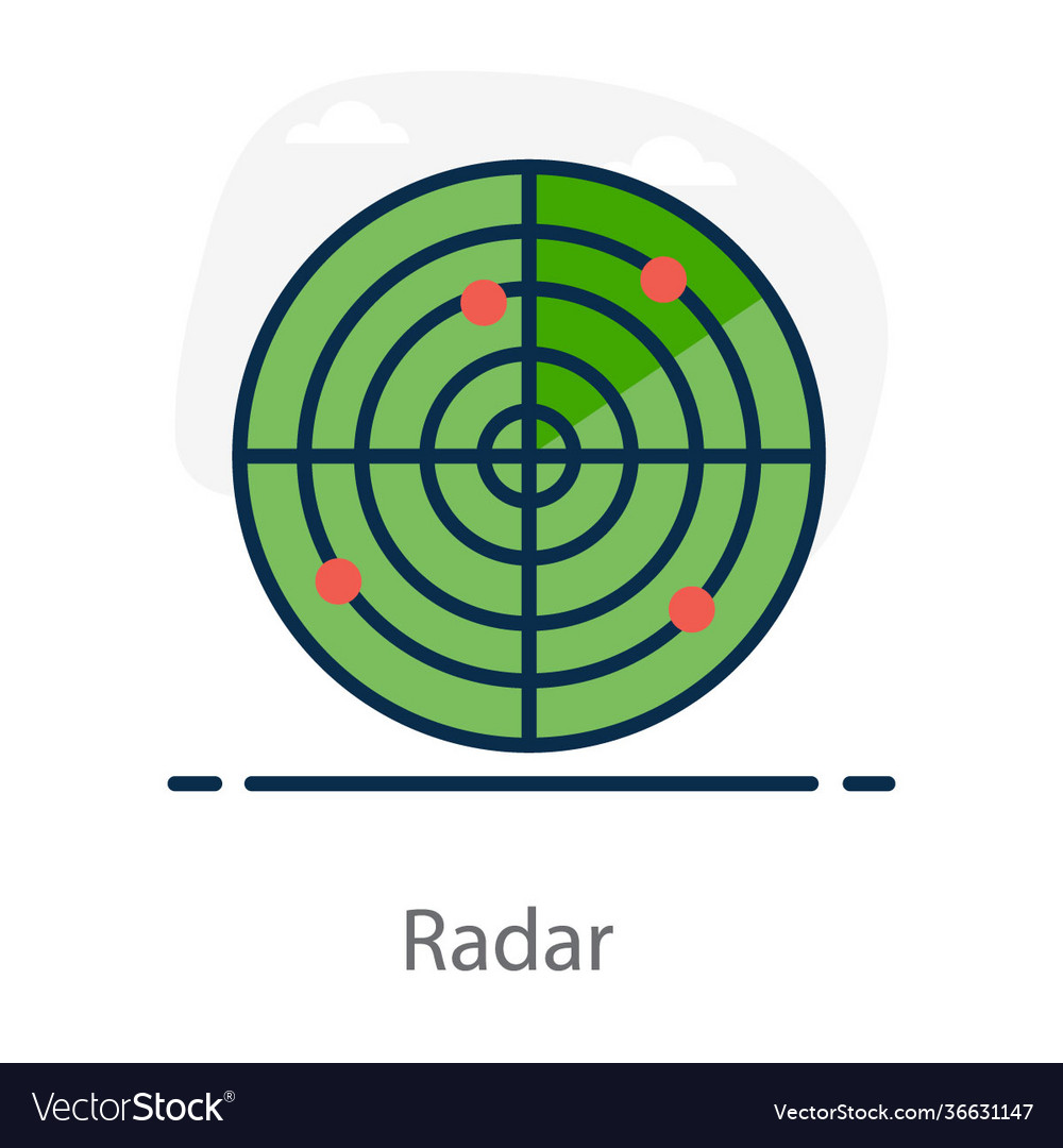 Radar Royalty Free Vector Image - VectorStock