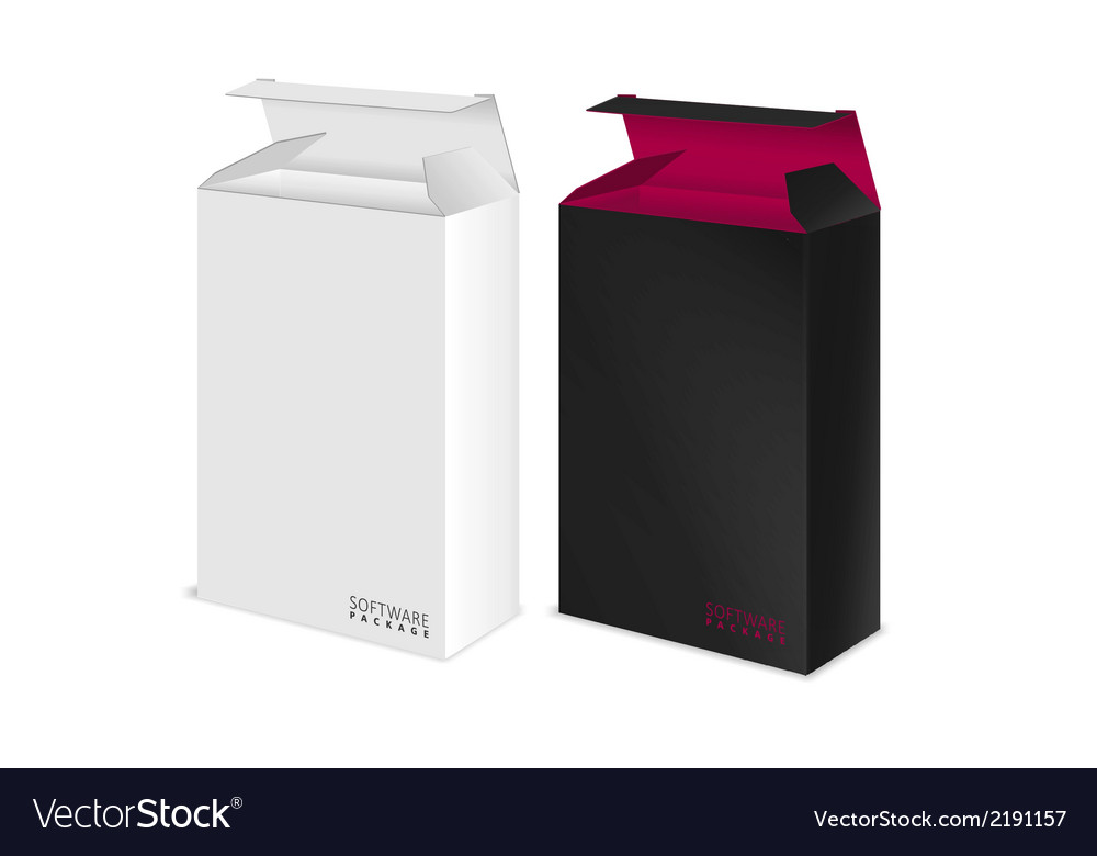 Box package Royalty Free Vector Image - VectorStock
