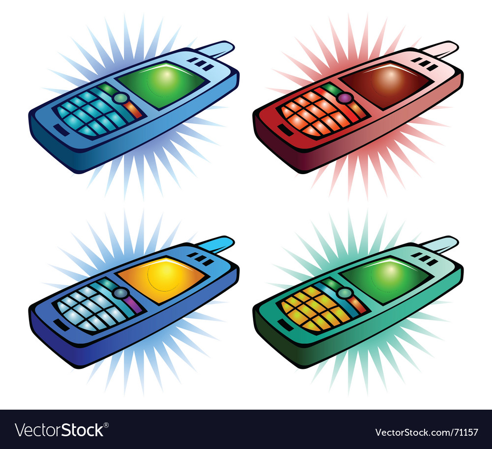 Mobile phone Royalty Free Vector Image - VectorStock