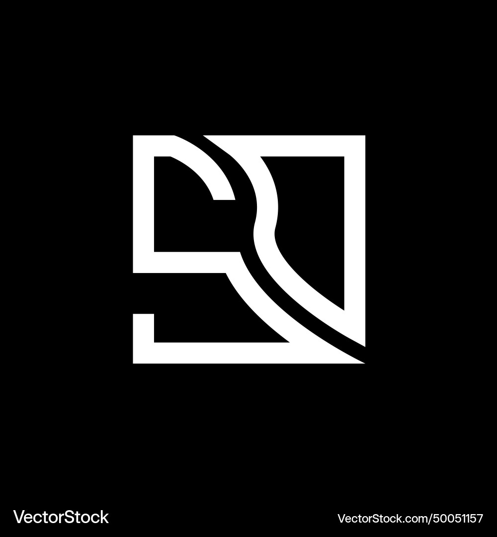 So letter logo design so simple and modern logo Vector Image