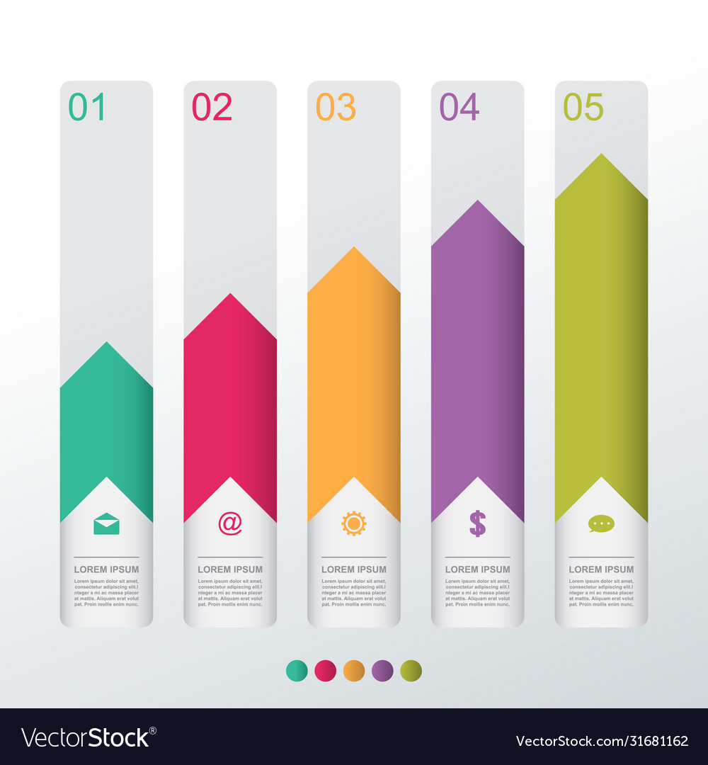 Bar chart graph steps diagram statistical Vector Image Bar chart graph steps diagram statistical Vector Image