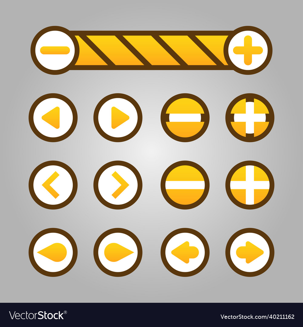 increase-and-decrease-buttons-set-royalty-free-vector-image