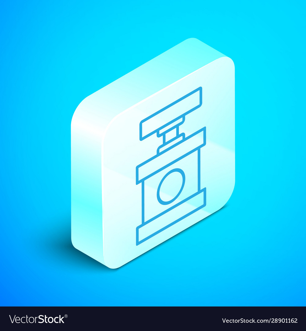 Isometric line handle detonator for dynamite icon Vector Image