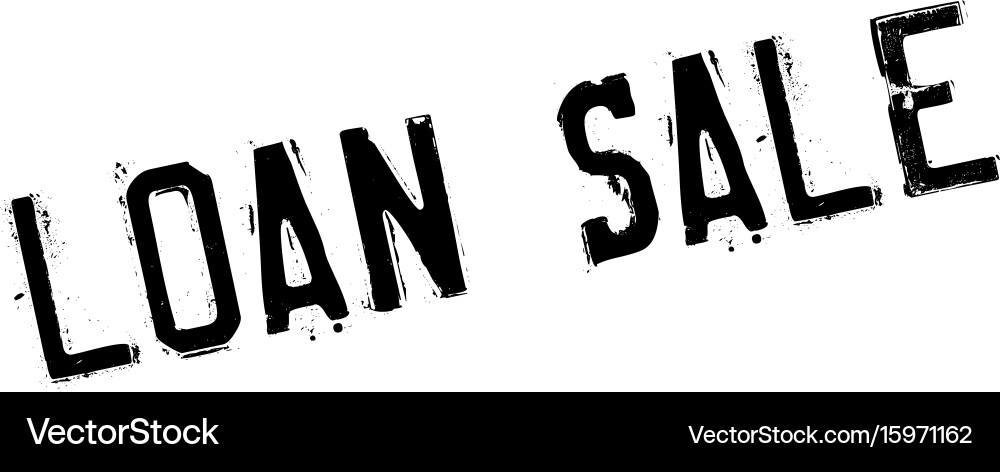 Loan sale rubber stamp Royalty Free Vector Image