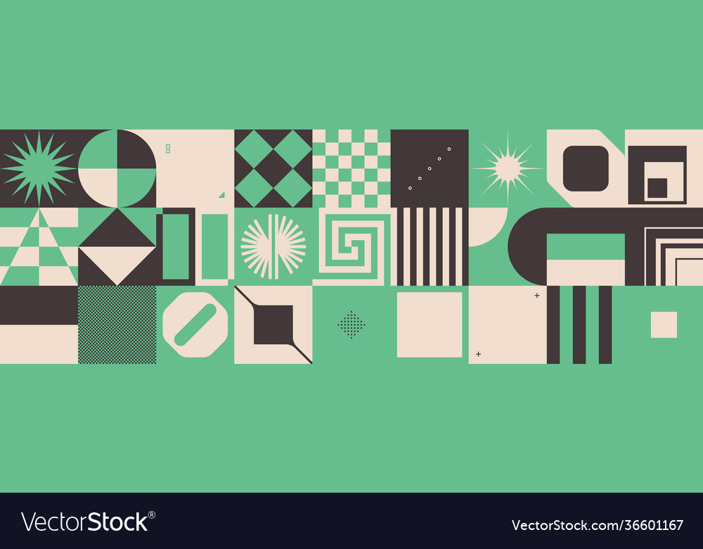 Horizontal pattern header background Royalty Free Vector
