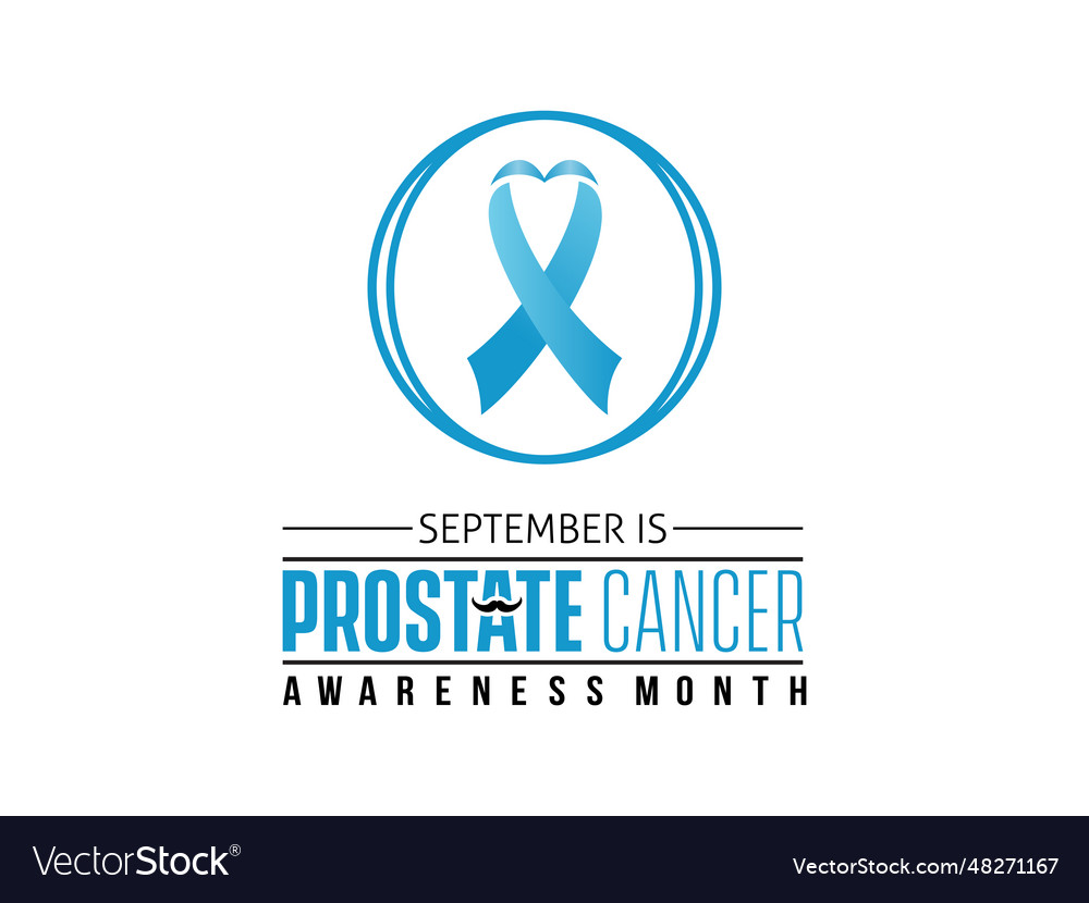 National Prostate Cancer Awareness Month Banner Vector Image