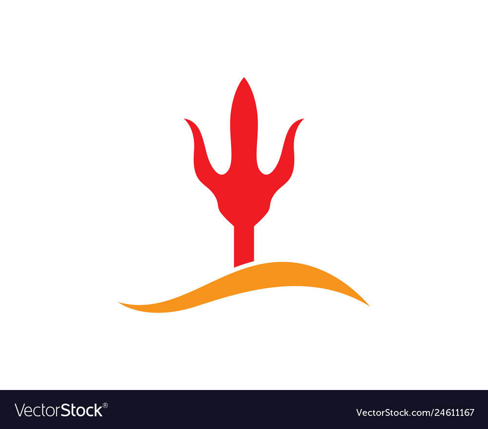 Trident symbol Royalty Free Vector Image - VectorStock