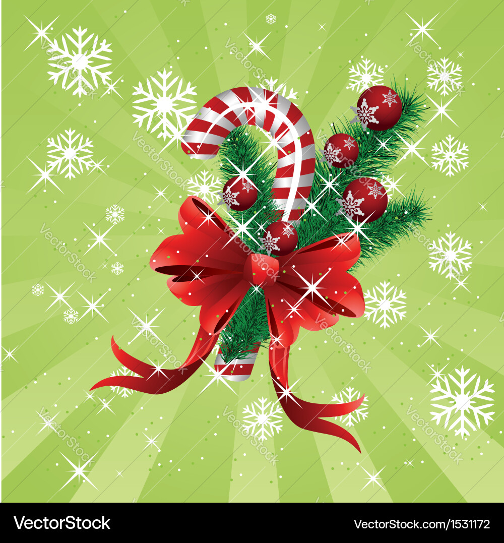 Christmas candy cane background Royalty Free Vector Image