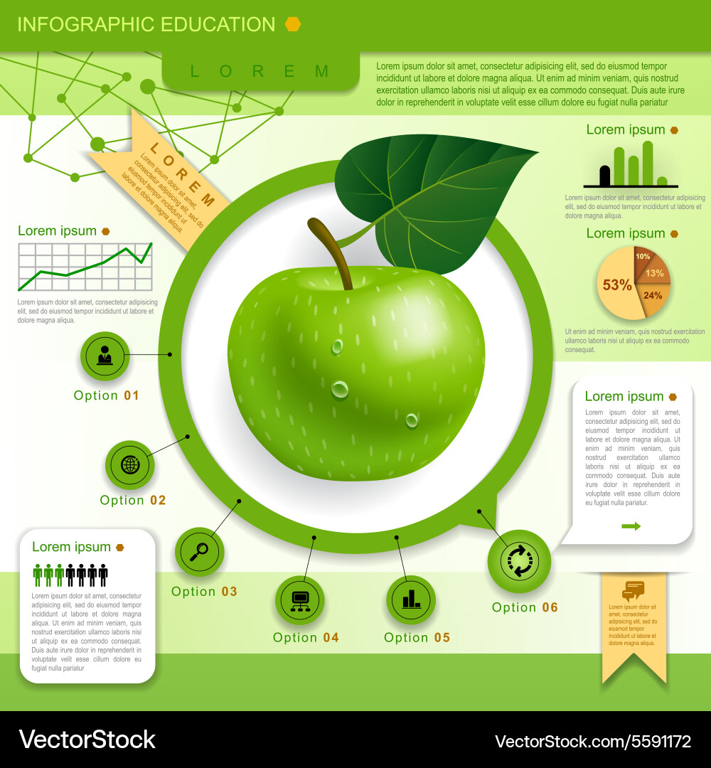 Education template Royalty Free Vector Image - VectorStock