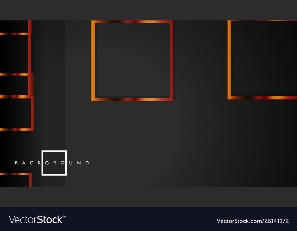 Modern abstract squares backgrounds with a black Vector Image