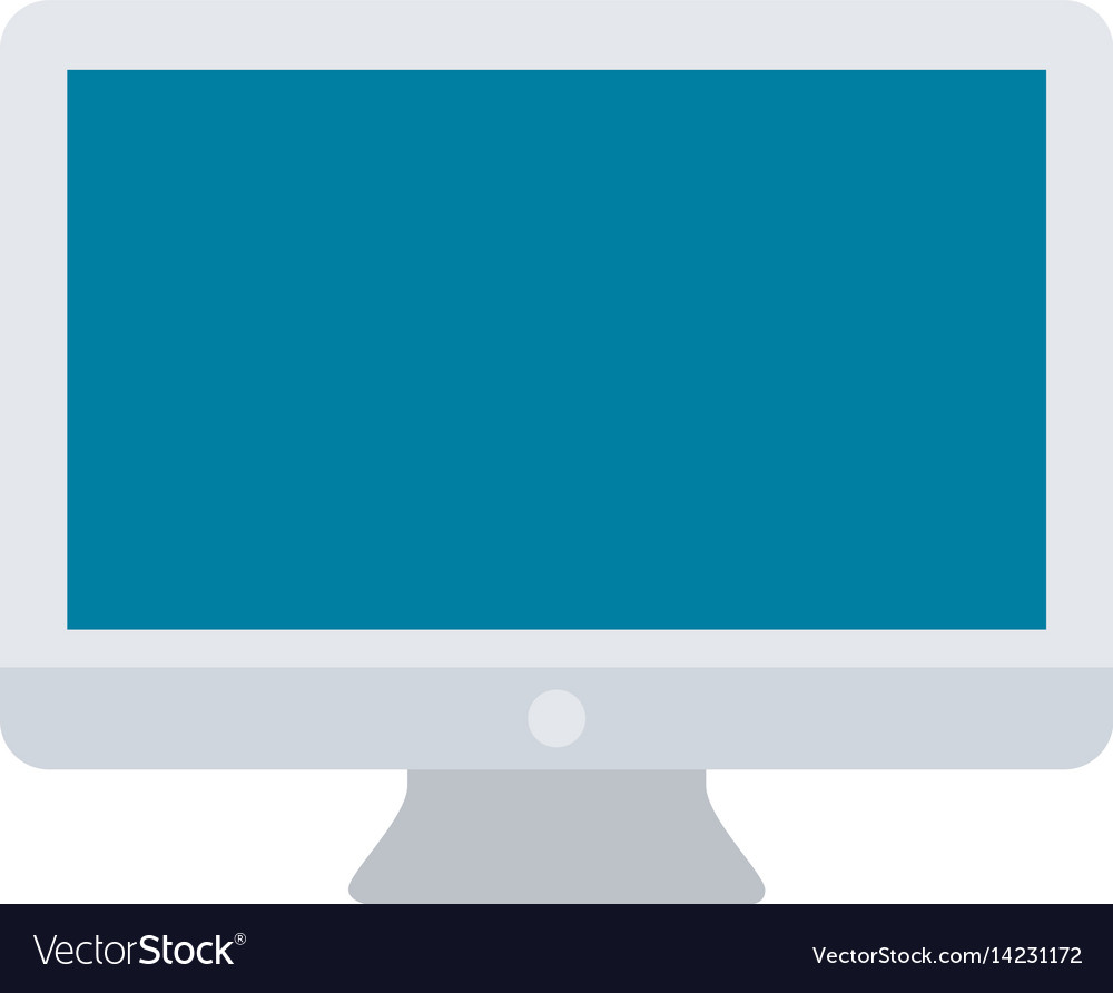 Monitor computer icon Royalty Free Vector Image