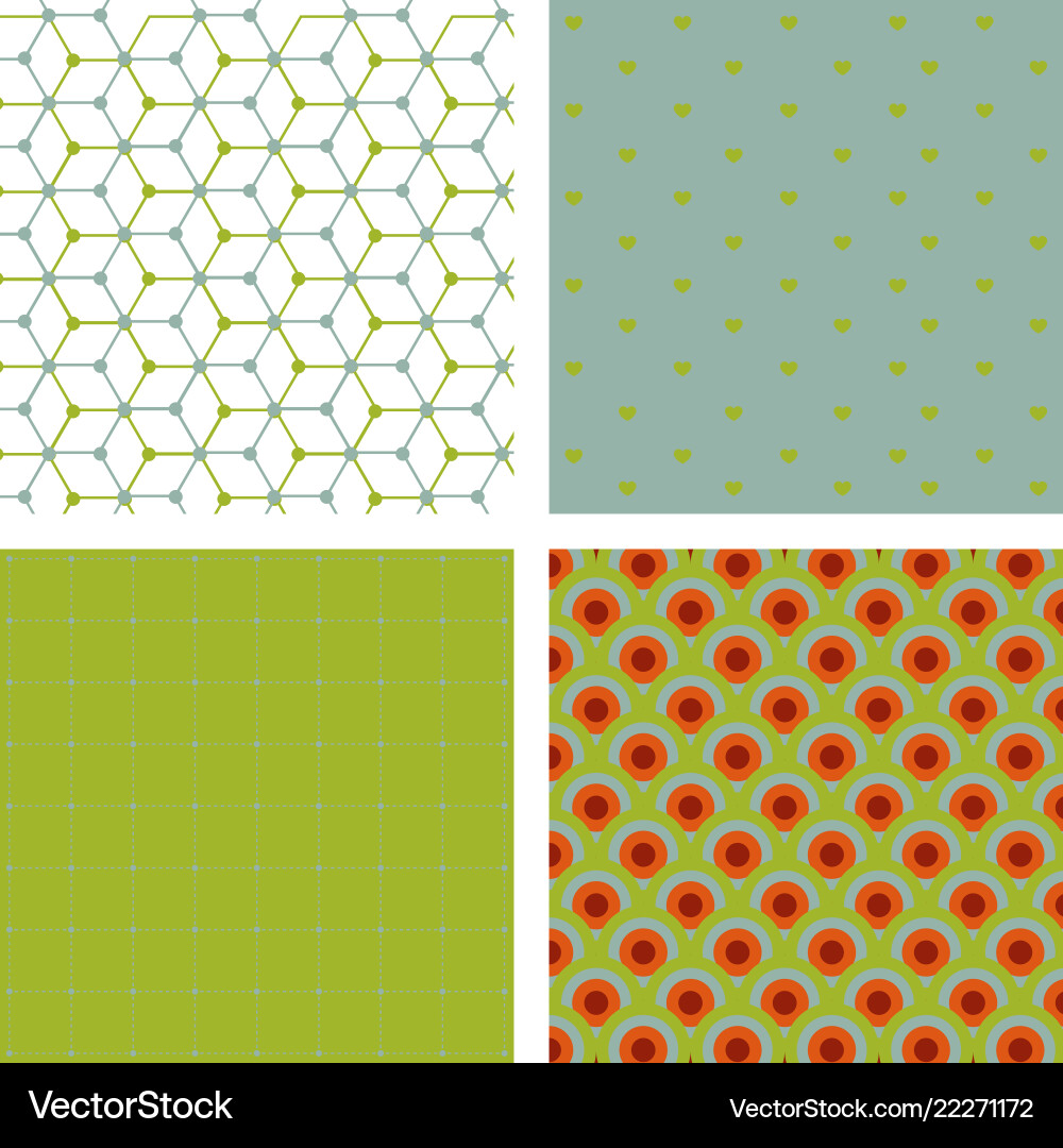 Set of cards patterns at the background Royalty Free Vector