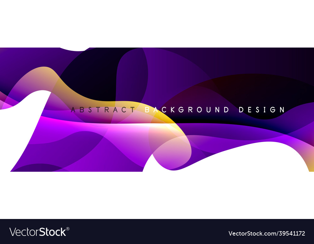 Trendy simple fluid color gradient abstract Vector Image