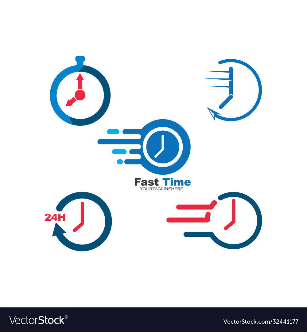 Clock design Royalty Free Vector Image - VectorStock