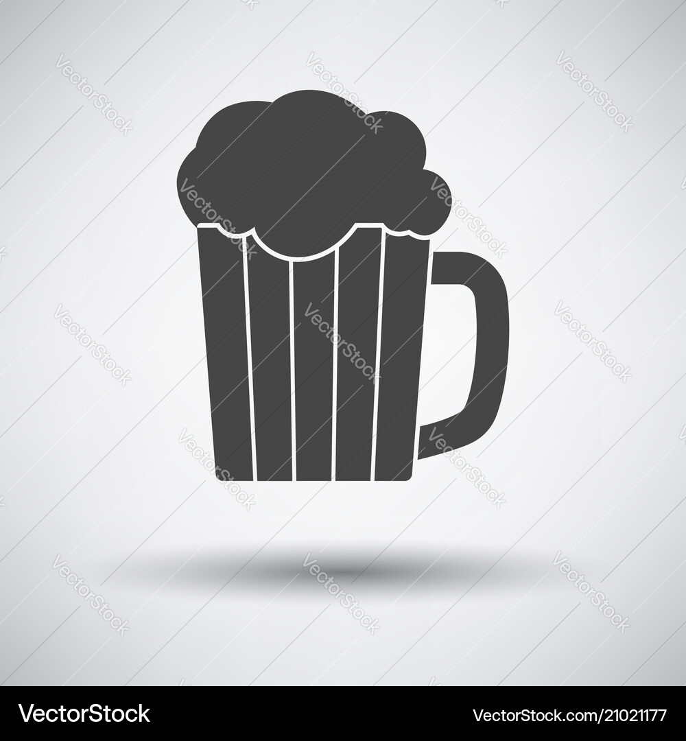 Mug of beer icon Royalty Free Vector Image - VectorStock