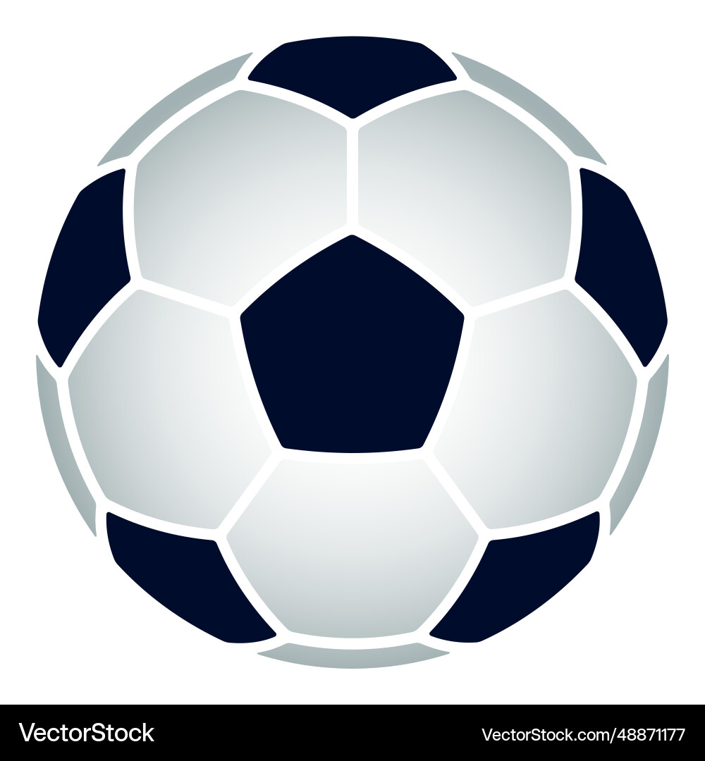 Soccer ball Royalty Free Vector Image - VectorStock