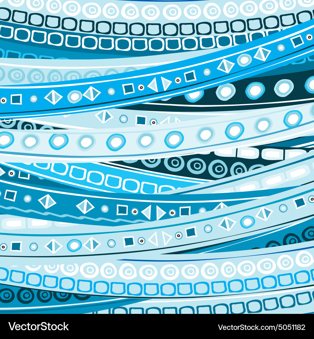 Childish background with stripes and geometrical Vector Image