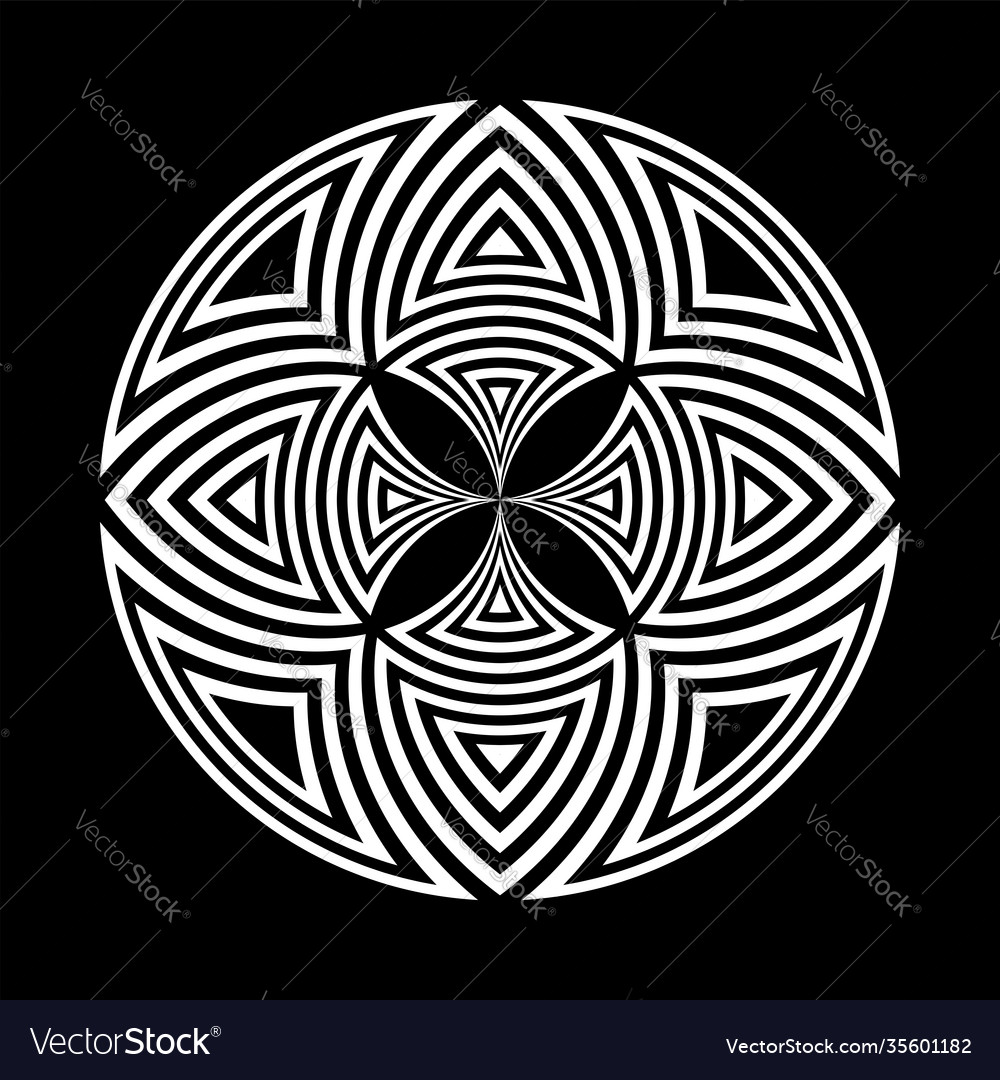 Circle design element Royalty Free Vector Image