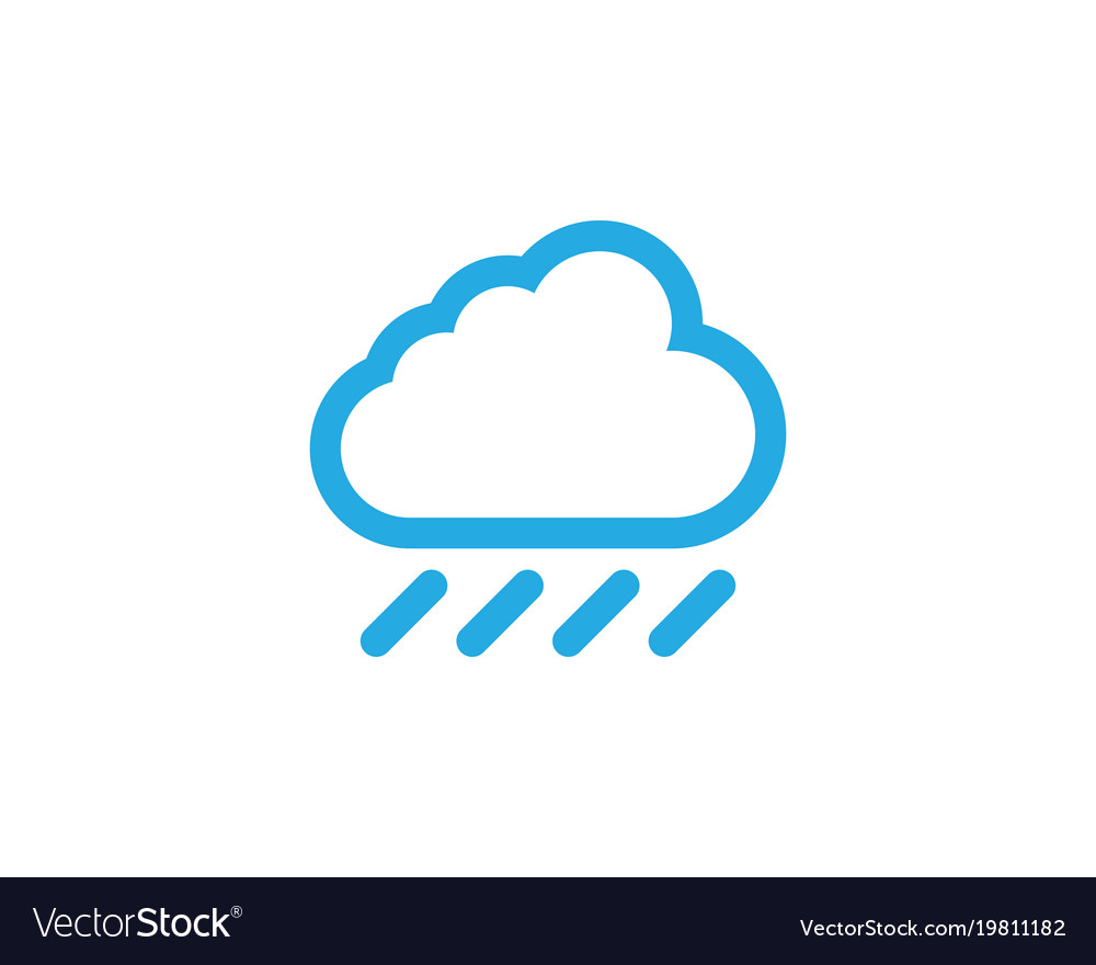 Cloud logo template Royalty Free Vector Image - VectorStock