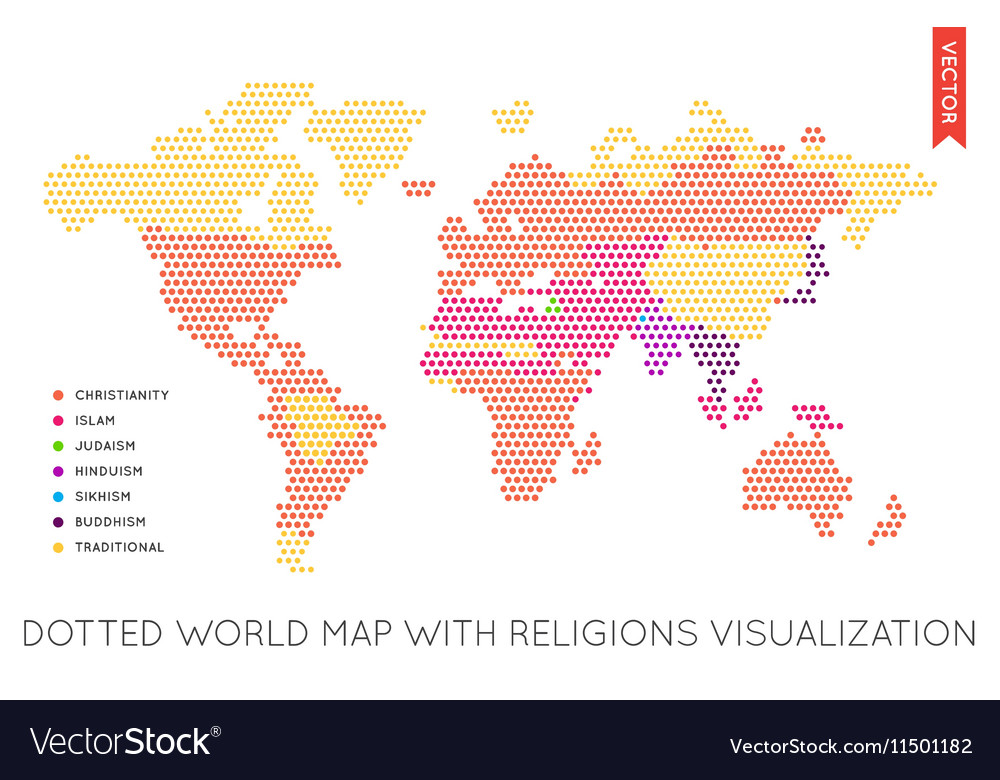 Flat world map infographic Royalty Free Vector Image