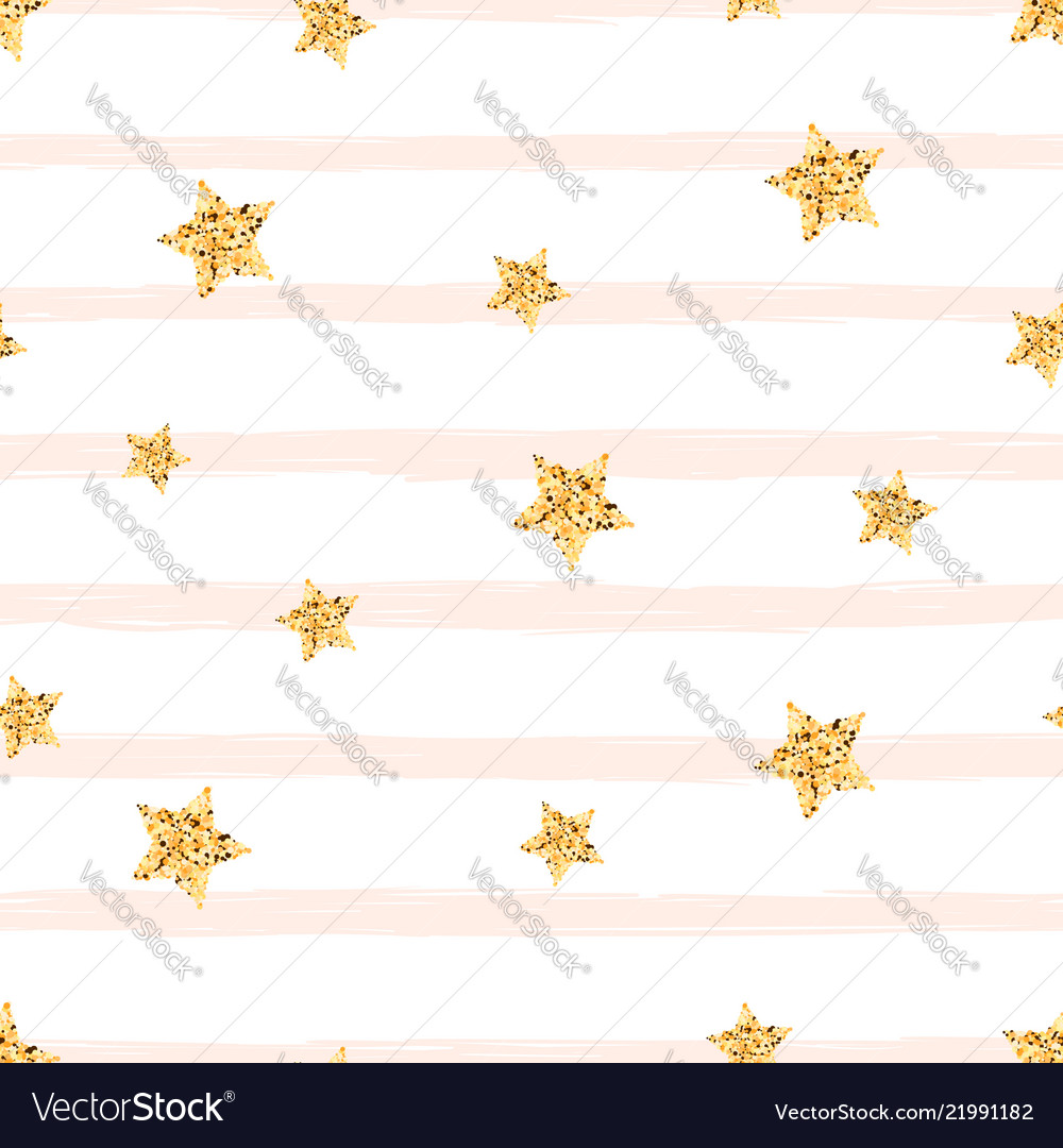 Gold star -seamless pattern cute Royalty Free Vector Image Gold star -seamless pattern cute Royalty Free Vector Image