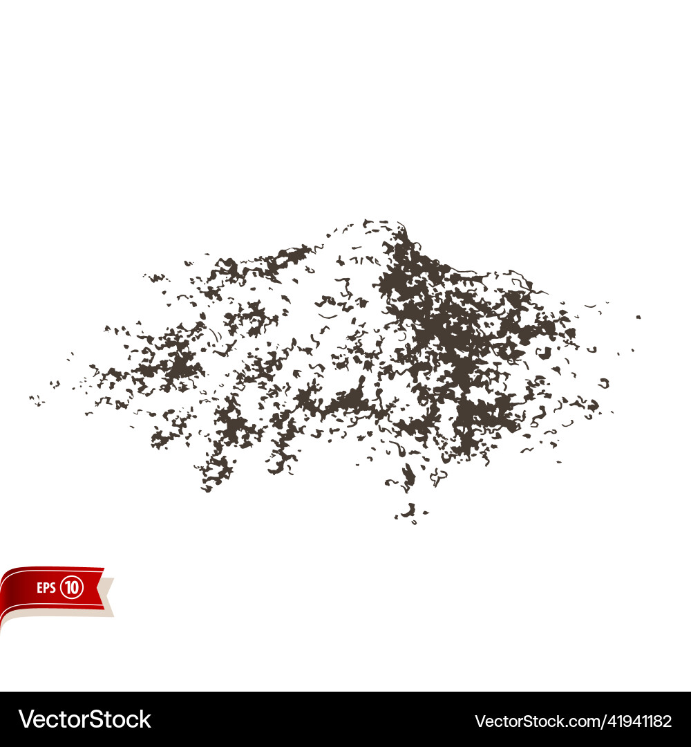 Hand drawn dried spice mixtures ground powder Vector Image