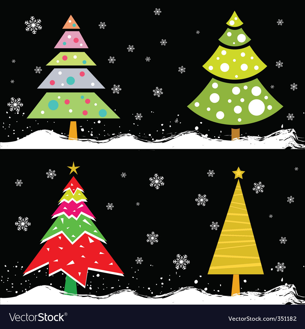Pine tree Royalty Free Vector Image - VectorStock