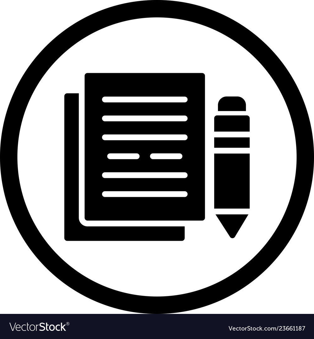 Documentation icon Royalty Free Vector Image - VectorStock