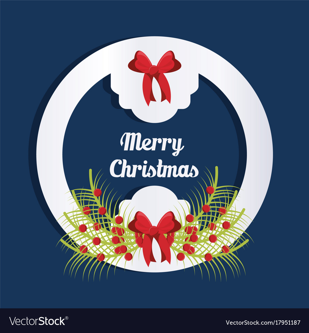 Merry christmas design Royalty Free Vector Image