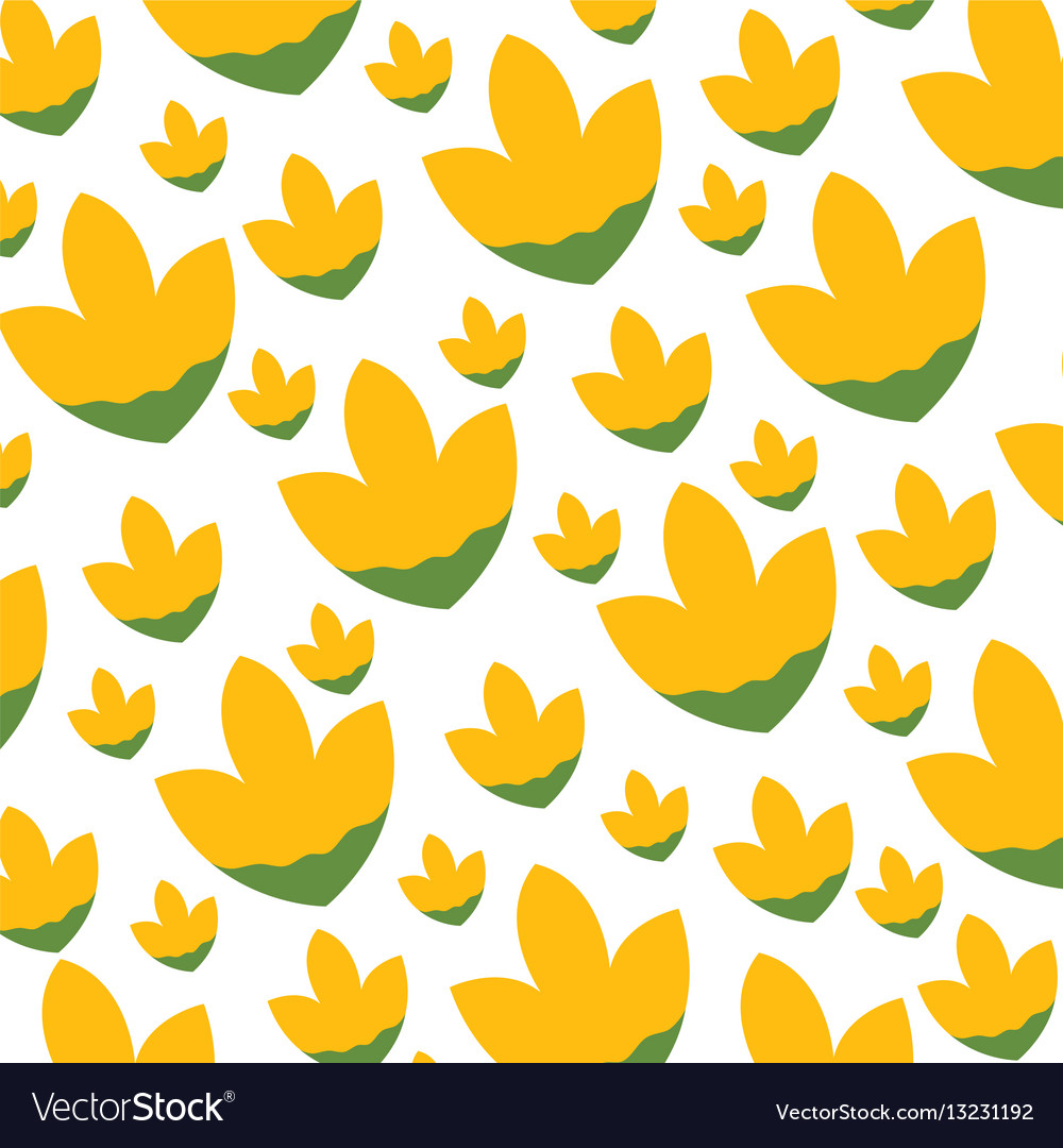 Cute flower pattern background Royalty Free Vector Image