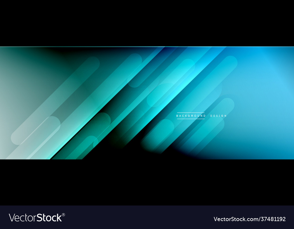 Dynamic lines abstract background 3d shadow Vector Image