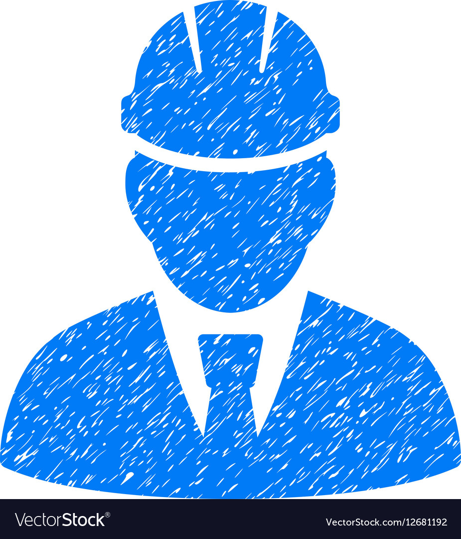 Engineer Grainy Texture Icon Royalty Free Vector Image Engineer Grainy Texture Icon Royalty Free Vector Image