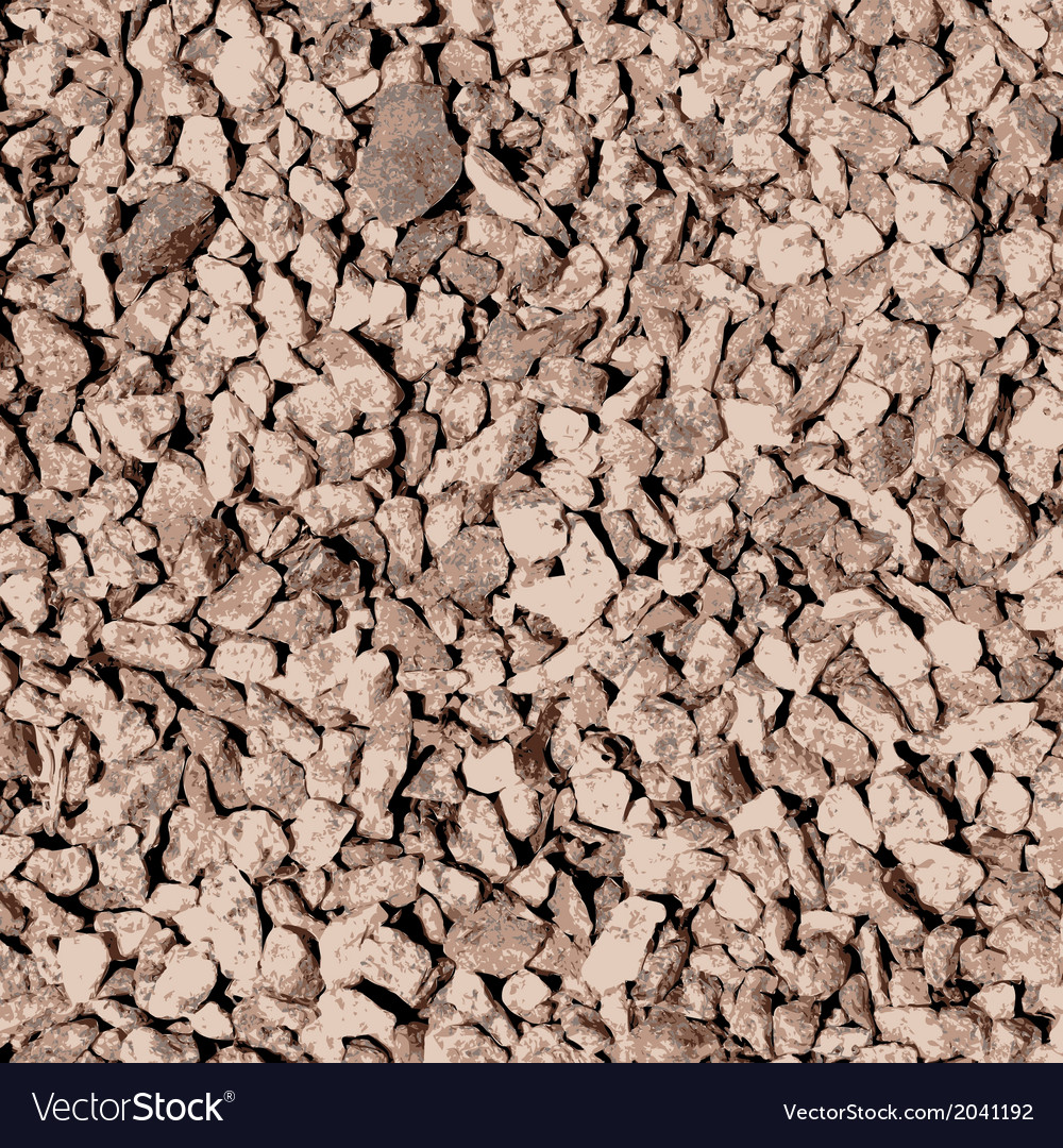 Macadam texture Royalty Free Vector Image - VectorStock