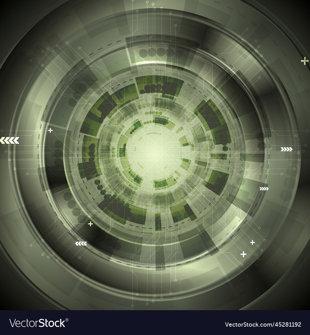 Tech modern engineering background Royalty Free Vector Image