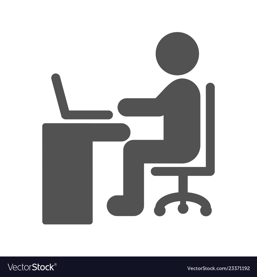 Using laptop icon Royalty Free Vector Image - VectorStock