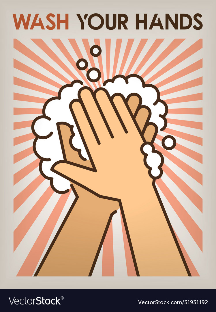 Wash your hands Royalty Free Vector Image - VectorStock