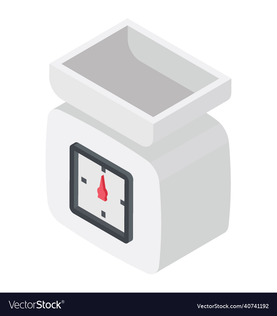 Weight machine Royalty Free Vector Image - VectorStock