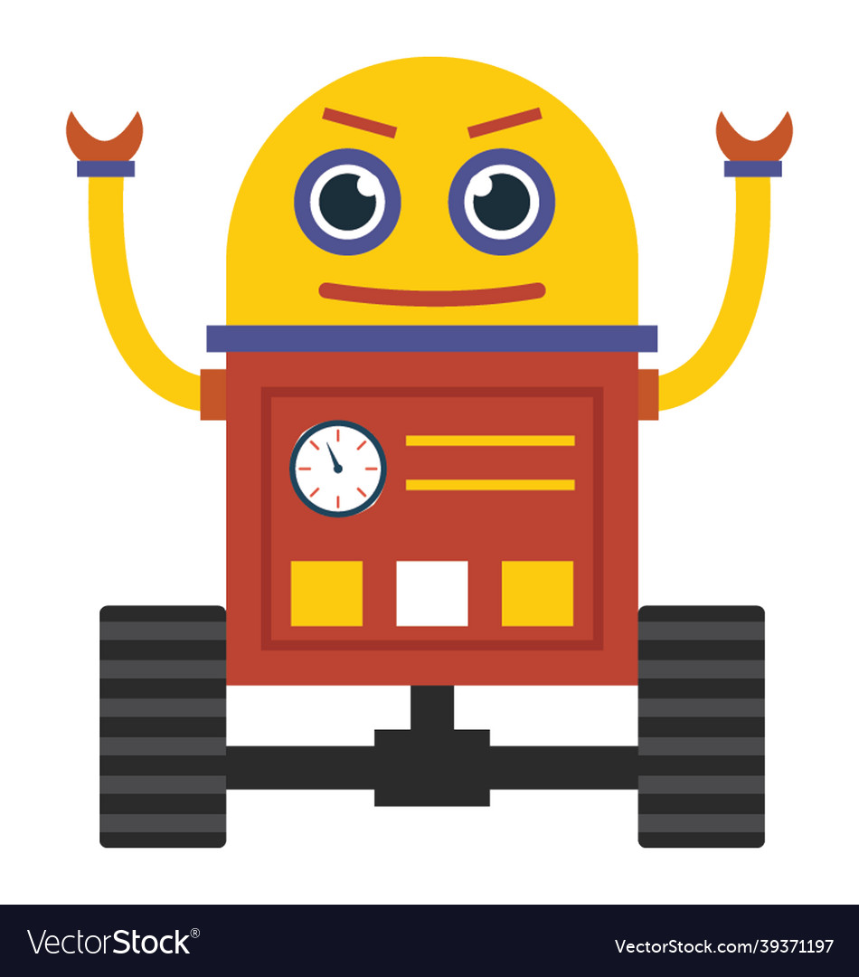 Alien robot Royalty Free Vector Image - VectorStock