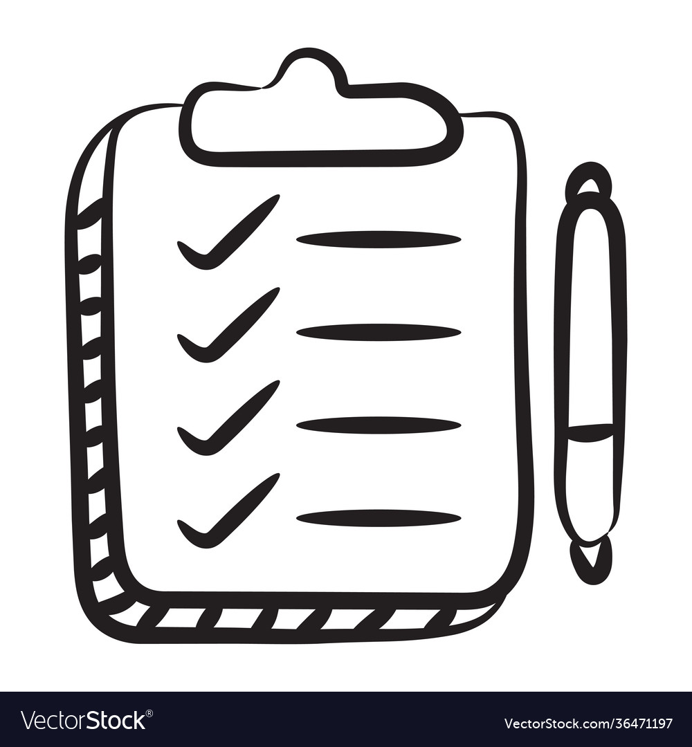 Checklist Royalty Free Vector Image - VectorStock