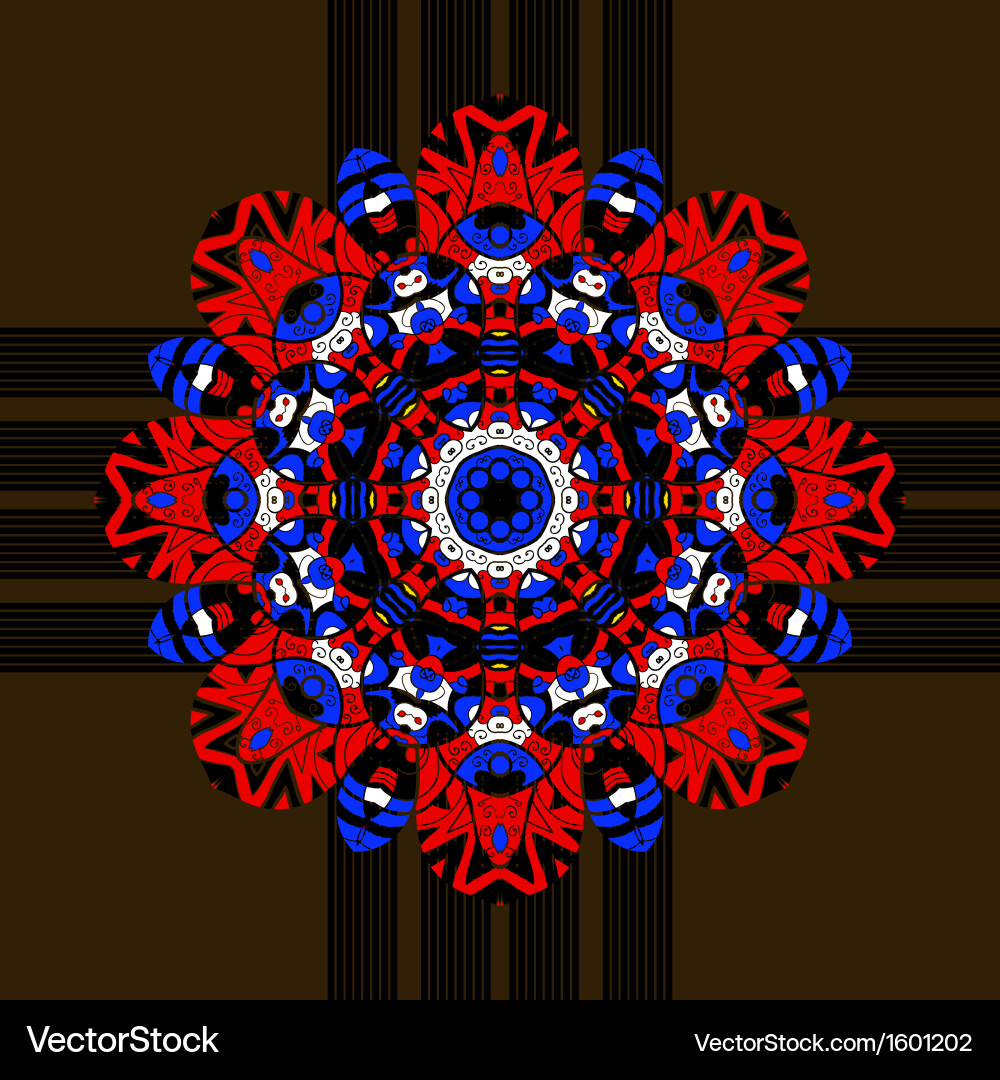 Seamless floral orient pattern in pastel colors Vector Image