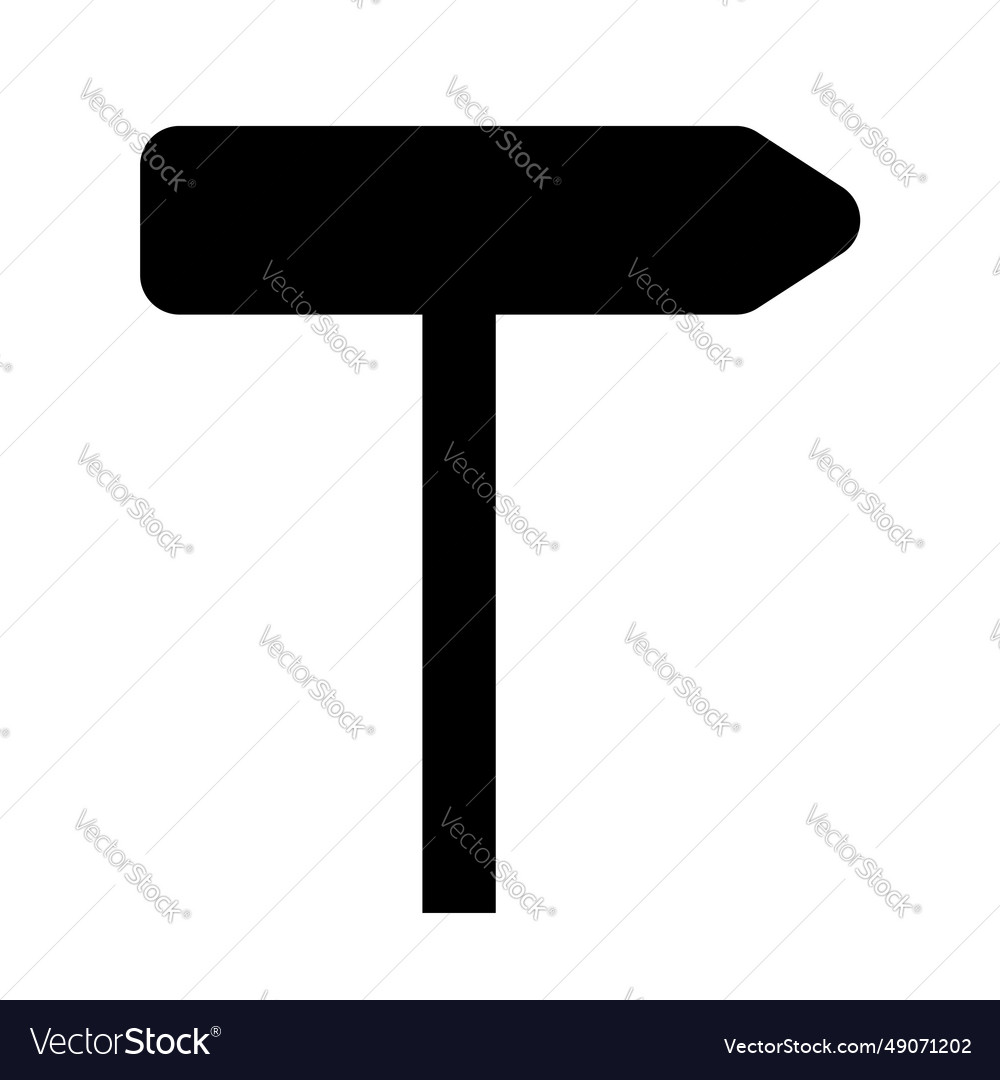 Signpost icon symbol Royalty Free Vector Image Signpost icon symbol Royalty Free Vector Image